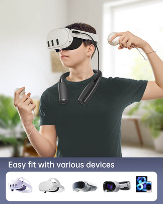 ZyberVR Quick-Charge Neck Power Bank With Swappable Battery